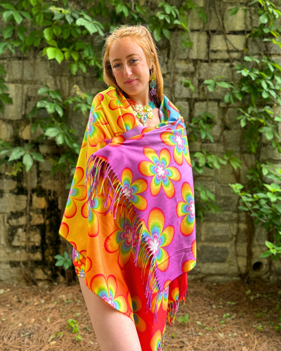 Rainbow Bloom Scarf – nomadkandi