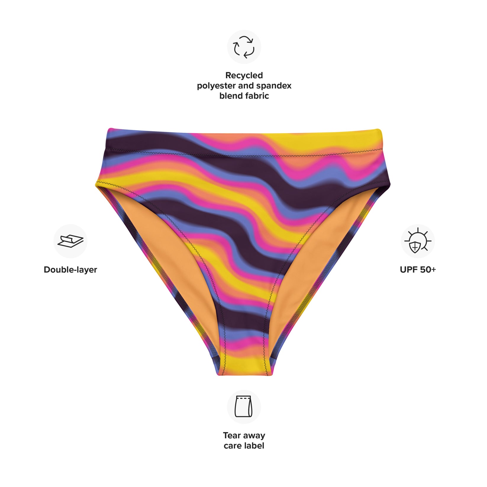 Daybreak High-waisted Bikini Bottom – nomadkandi