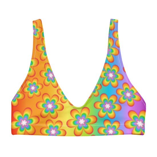 Rainbow Bloom Bikini Top – nomadkandi