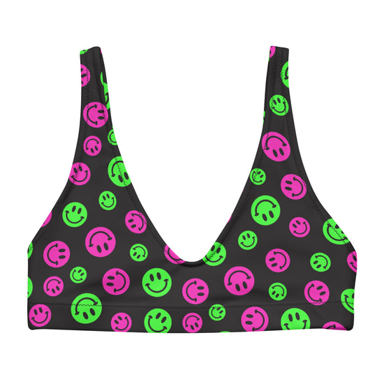 Pink & Green Smiles Bikini Top – nomadkandi