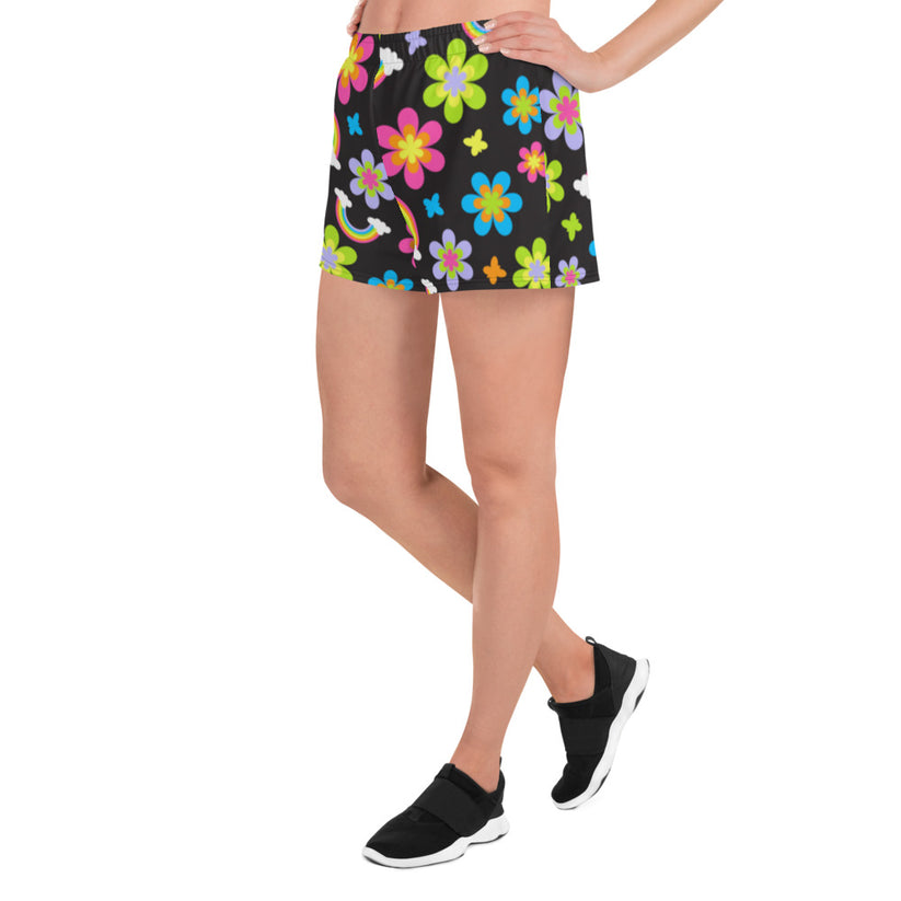 Funky Town Black Women’s Athletic Shorts – nomadkandi