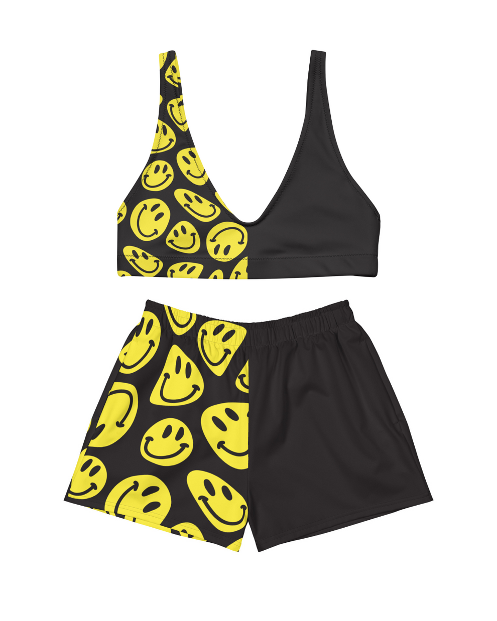 Trippy Split Smiles Bikini Top – nomadkandi