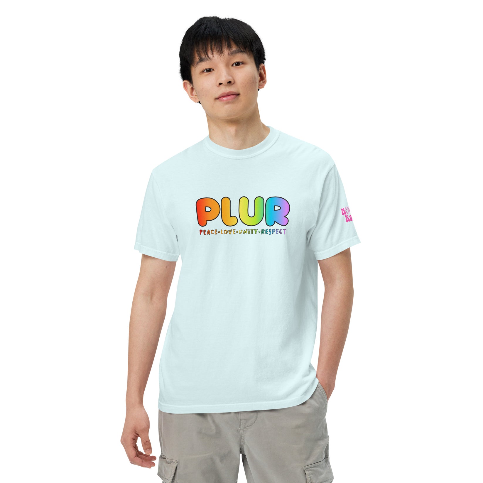 PLUR Rainbow Heavyweight T-shirt – nomadkandi