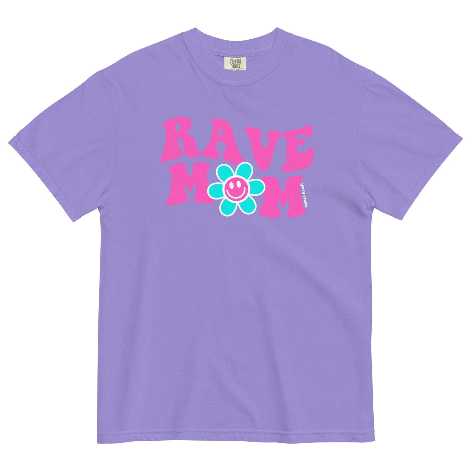 Rave Mom Flower Heavyweight T-shirt – nomadkandi